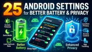 25 Android Settings to Change for Better Battery & Privacy